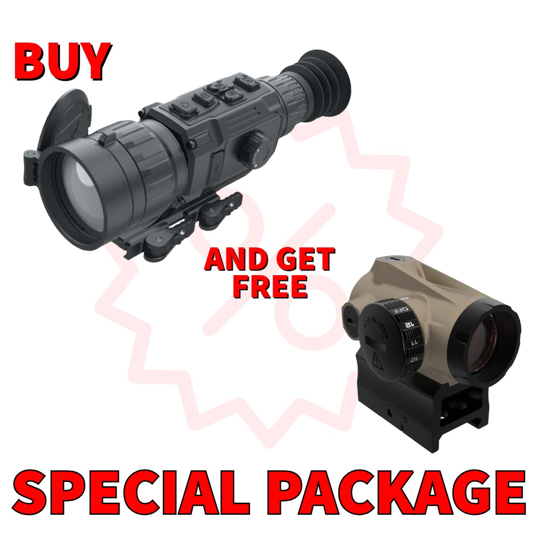 AGM Clarion 384 Dual Focus (25/50) Thermal Imaging Rifle Scope 20mK ...