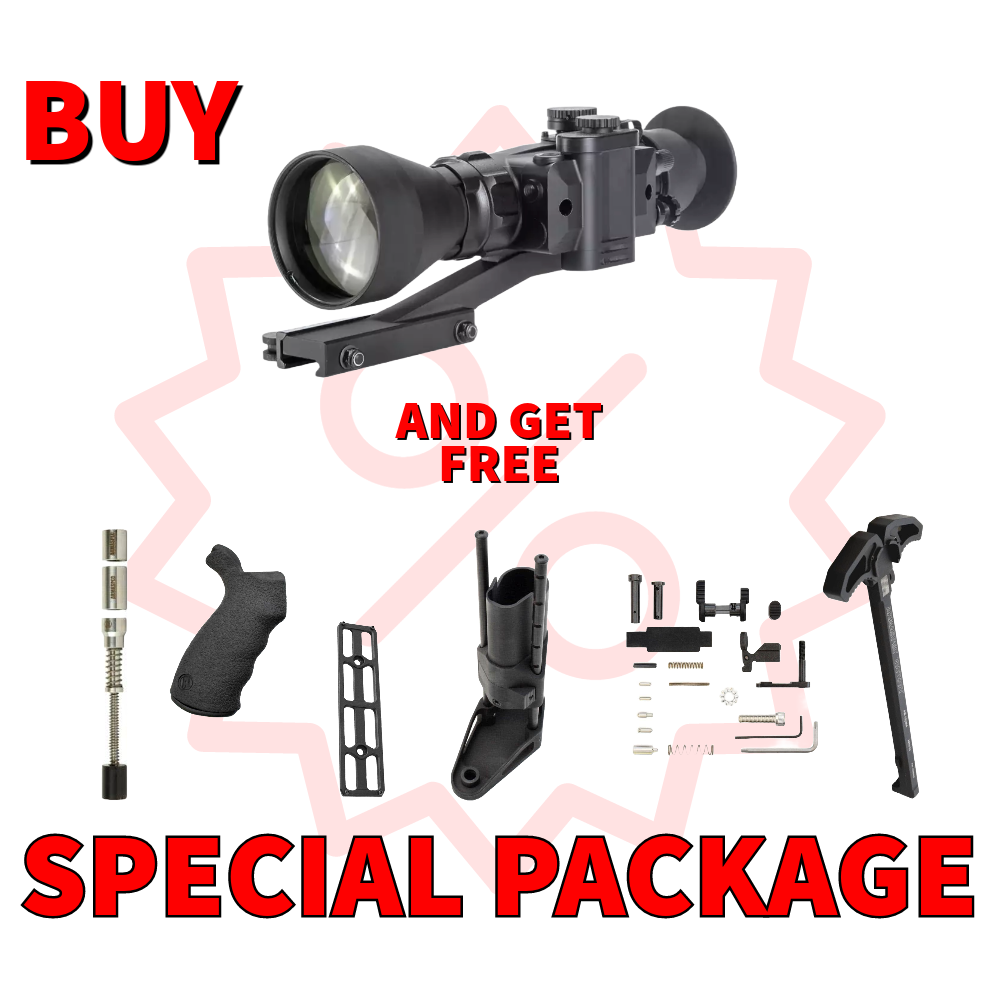 AGM Wolverine Pro-4 3APW Night Vision Rifle Scope 4x with MIL-SPEC ...