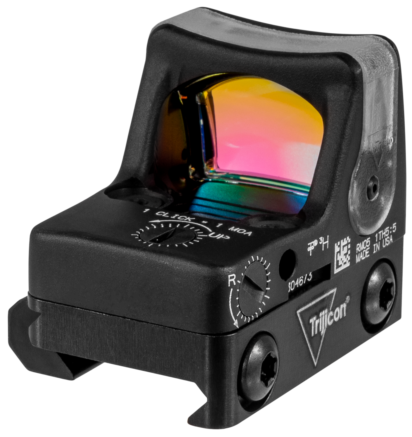 Trijicon 700038 RMR w/Mount Matte Black 1x 9 MOA Dual Illuminated Green ...