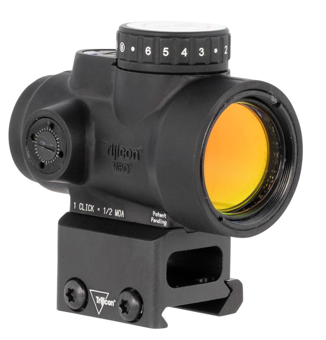 Trijicon 2200052 MRO HD Black Hardcoat Anodized 1x 25mm 2 MOA ...