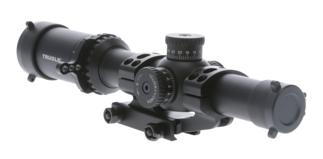 TruGlo TG-8518TLR Omnia Black Anodized 1-8x24mm 30mm Tube Illuminated ...