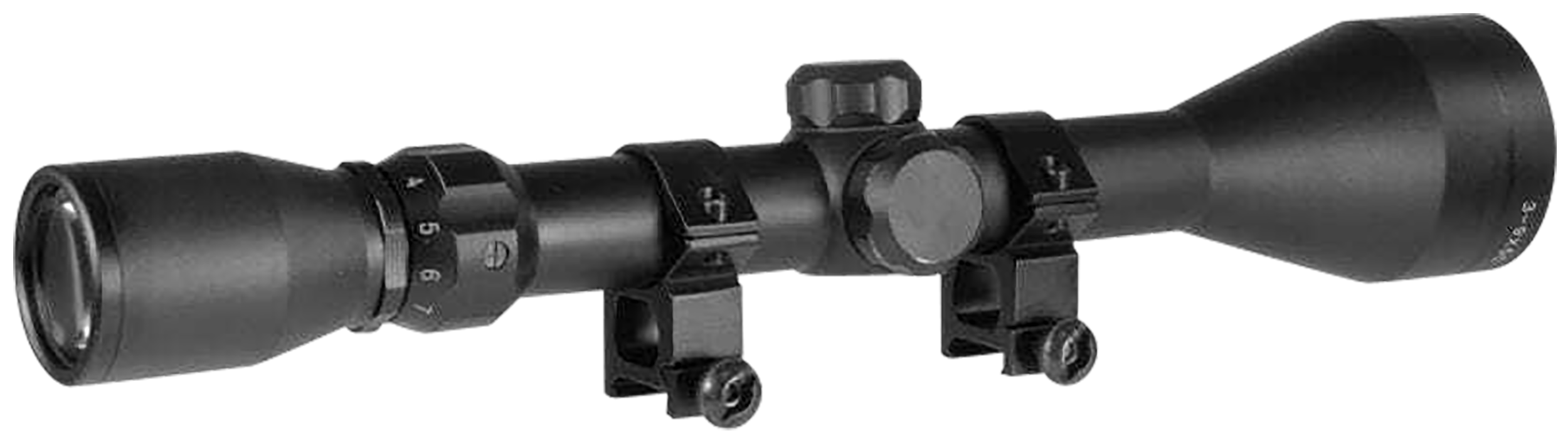 TruGlo TG-TG8539XB Buckline Black Anodized 3-9x32mm Duplex BDC Reticle