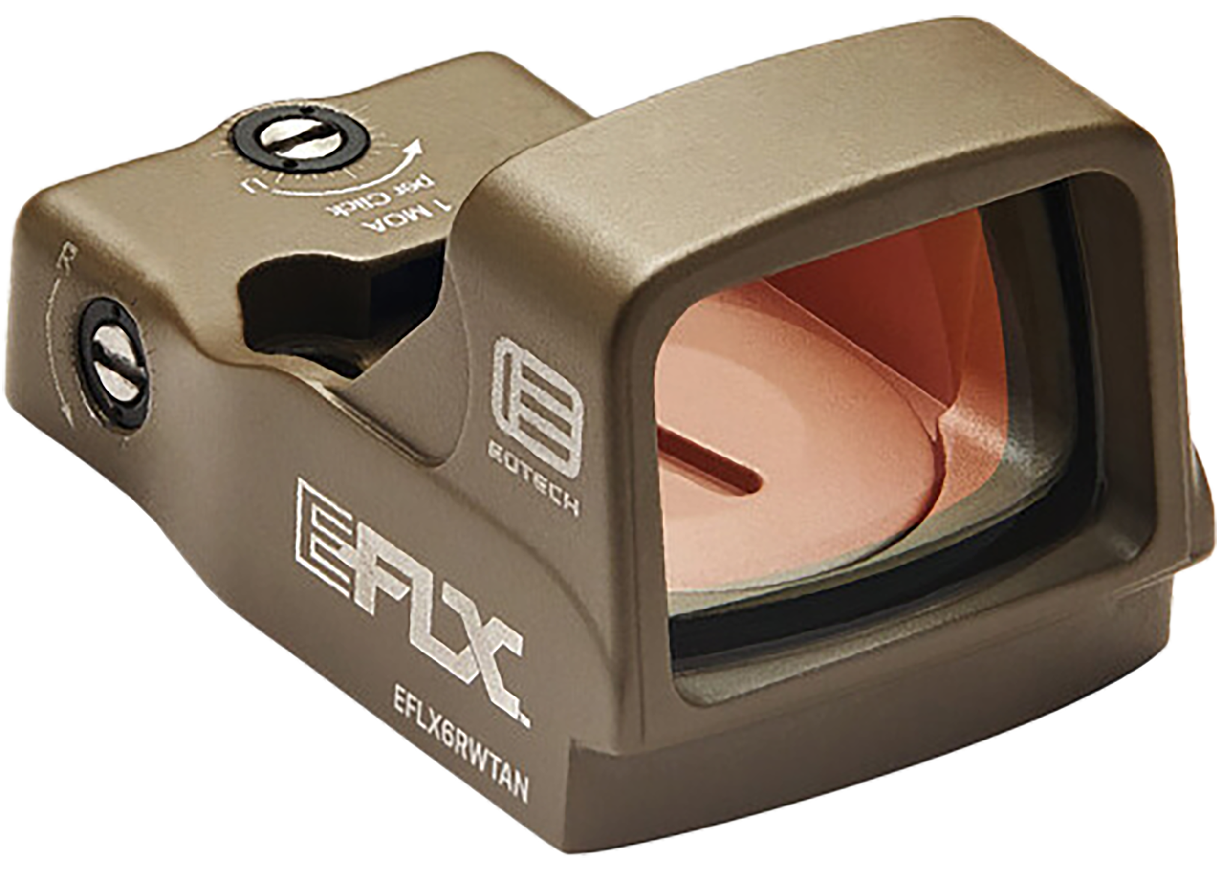 Eotech EFLX6RWTAN EFLX Mini Reflex Sight Tan 1 x 6 MOA Red Dot