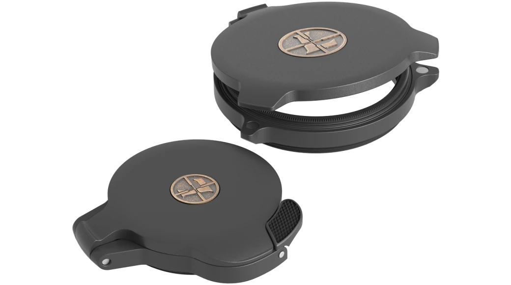 Leupold Alumina Lens Cover Kit Matte Black Aluminum Flip-Open 50mm Obj ...