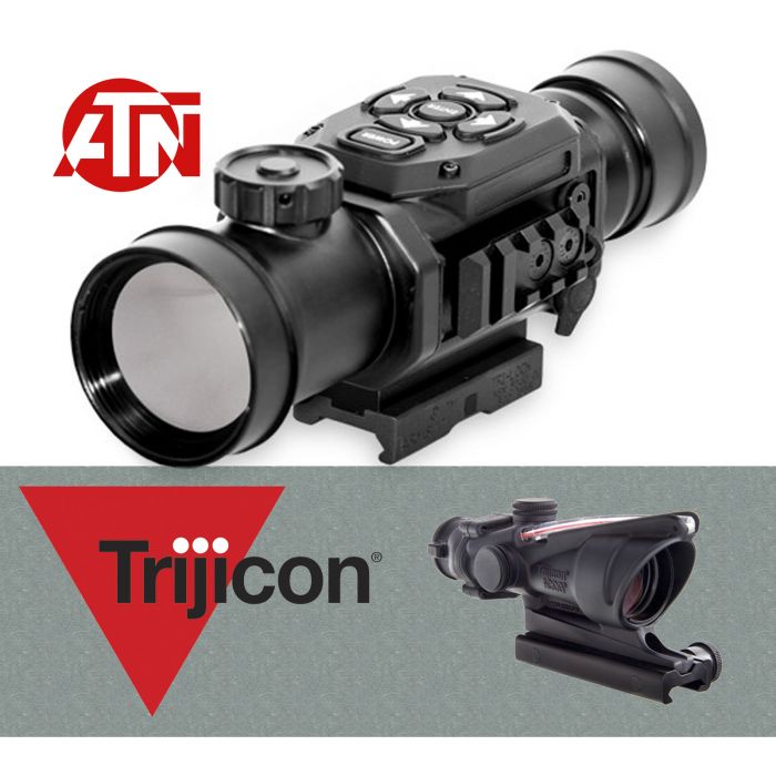 ATN TICO-336A Thermal Imaging Clip-on TICOTC350A with Trijicon ACOG ...