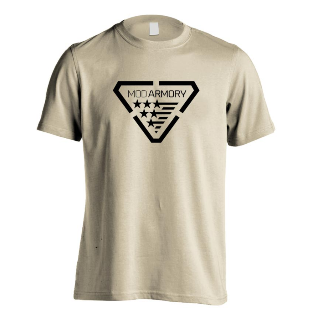 Mod Armory Logo T-Shirt Sand L