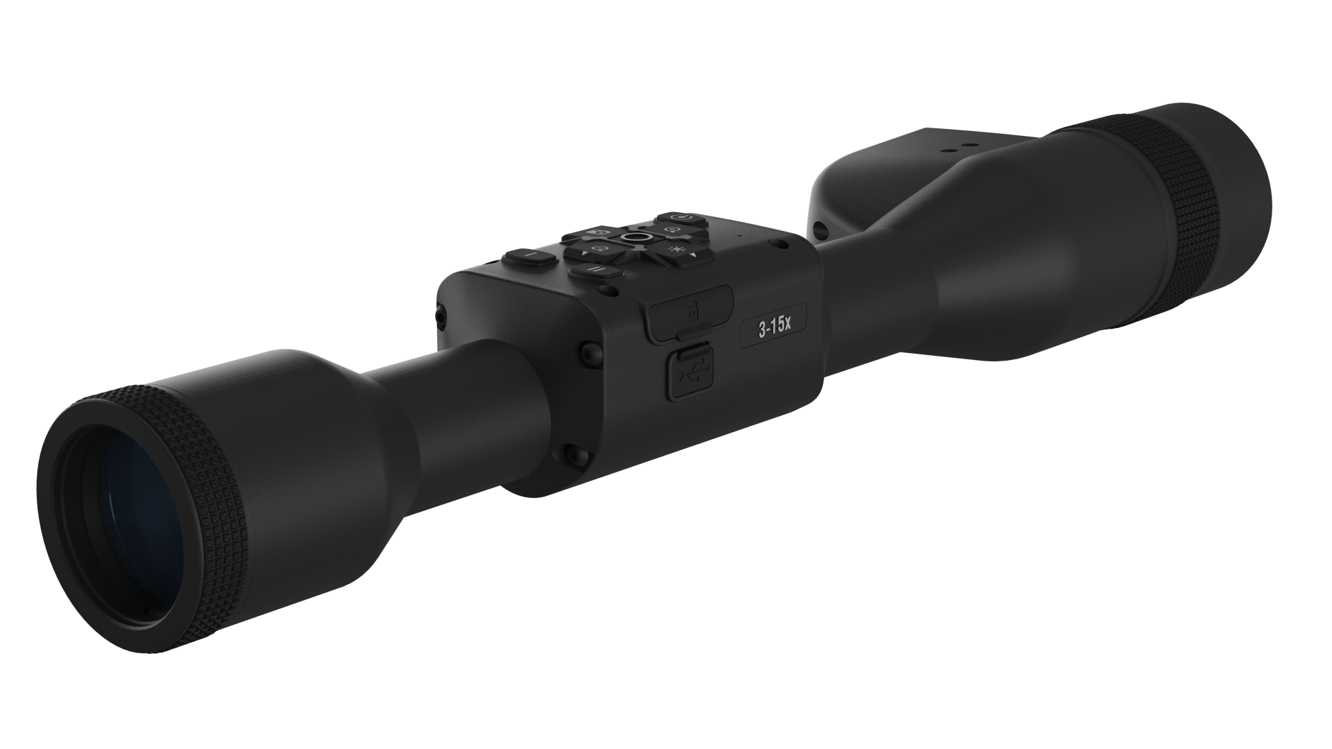 ATN X-Sight 5 LRF, 3-15x, UHD Smart Day/Night Hunting Rifle Scope w ...