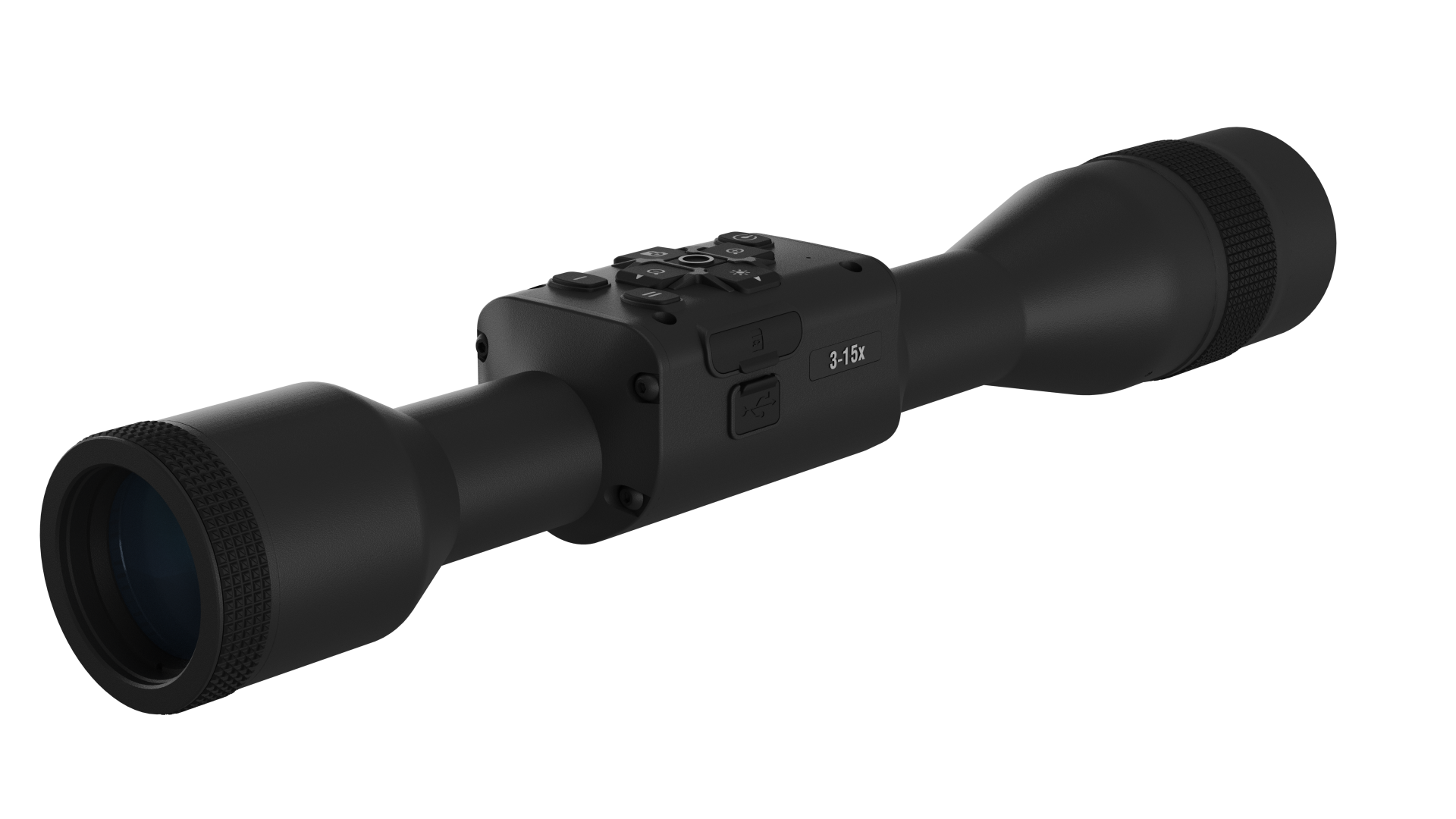 ATN X-Sight 5, 3-15x, UHD Smart Day/Night Hunting Rifle Scope w/ Gen 5 ...