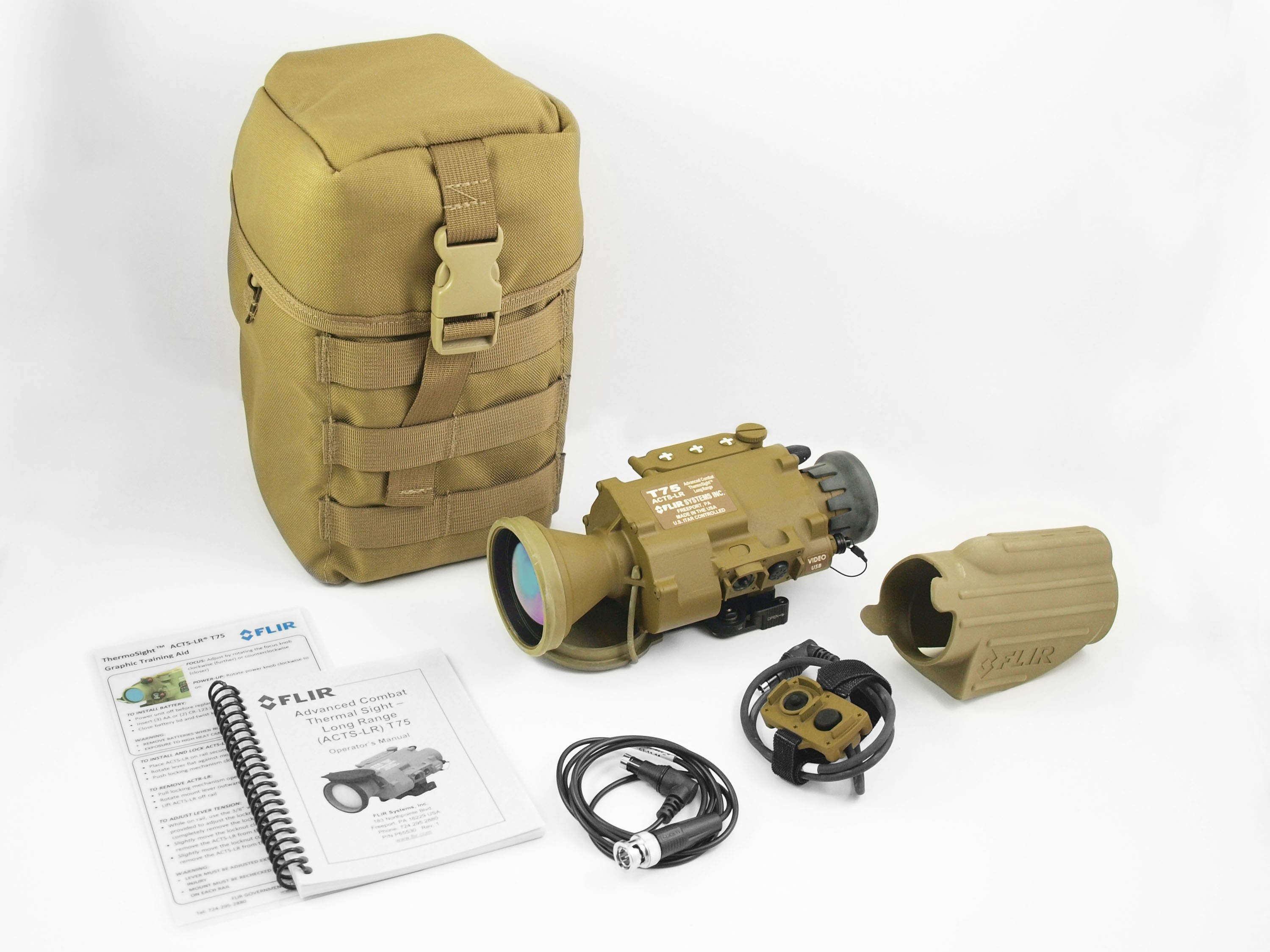 FLIR T75 Advanced Combat Thermal Clipon - Long Range Black P66000-030000