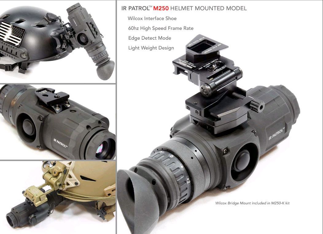 IR Patrol M300W-K Thermal Monocular 640x480 19mm 60HZ IRMO-300K