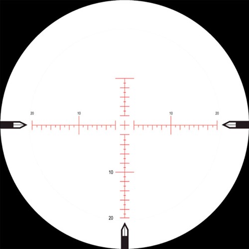 Nightforce SHV 4-14x56 .25MOA MOAR center-illuminated reticle | Night ...