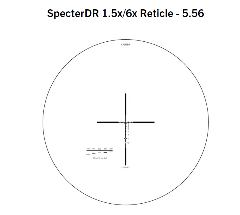 ELCAN SpecterDR 1.5-6 Dual Role Optical Sight | Night Vision Guys