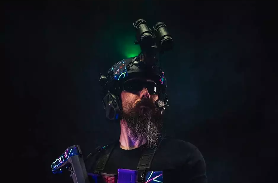 AGM NVG-50 NL1 Dual Tube Night Vision Goggle/Binocular 51 degree FOV ...