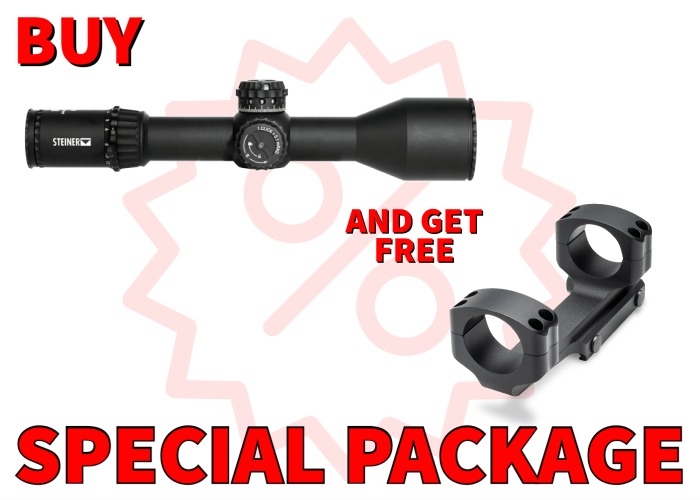 Steiner 5119 T6Xi Black 3-18x56mm 34mm Tube Illuminated SCR2 MIL ...