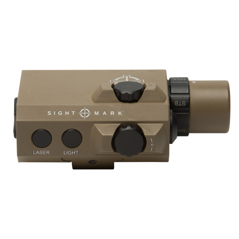 Sightmark LoPro Mini Combo Flashlight and Green Laser Sight - Dark Earth