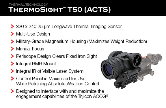 FLIR T75 Advanced Combat Thermal Clipon - Long Range Black P66000-030000