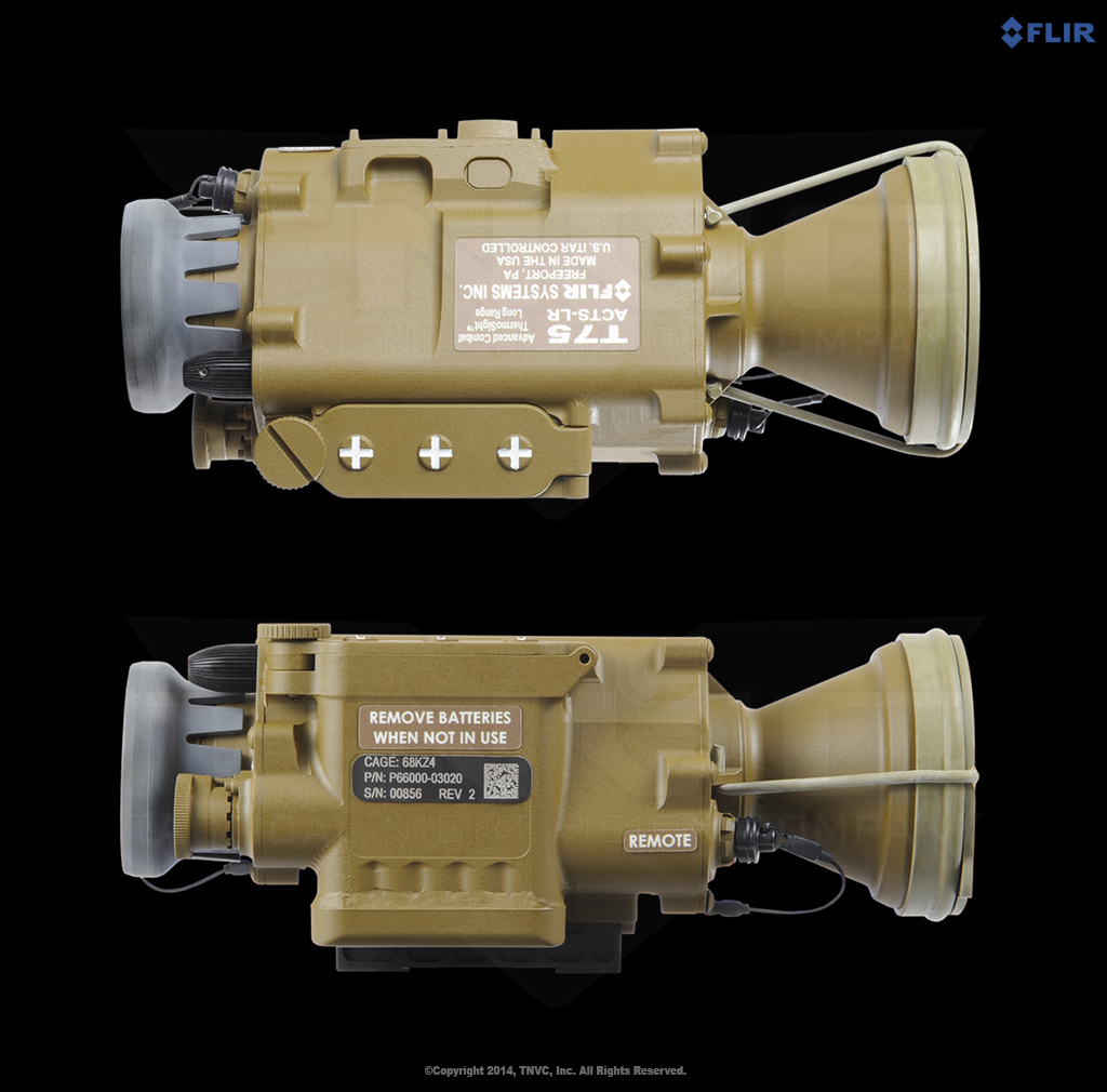 FLIR T75 Advanced Combat Thermal Clipon - Long Range Tan P66000-030200