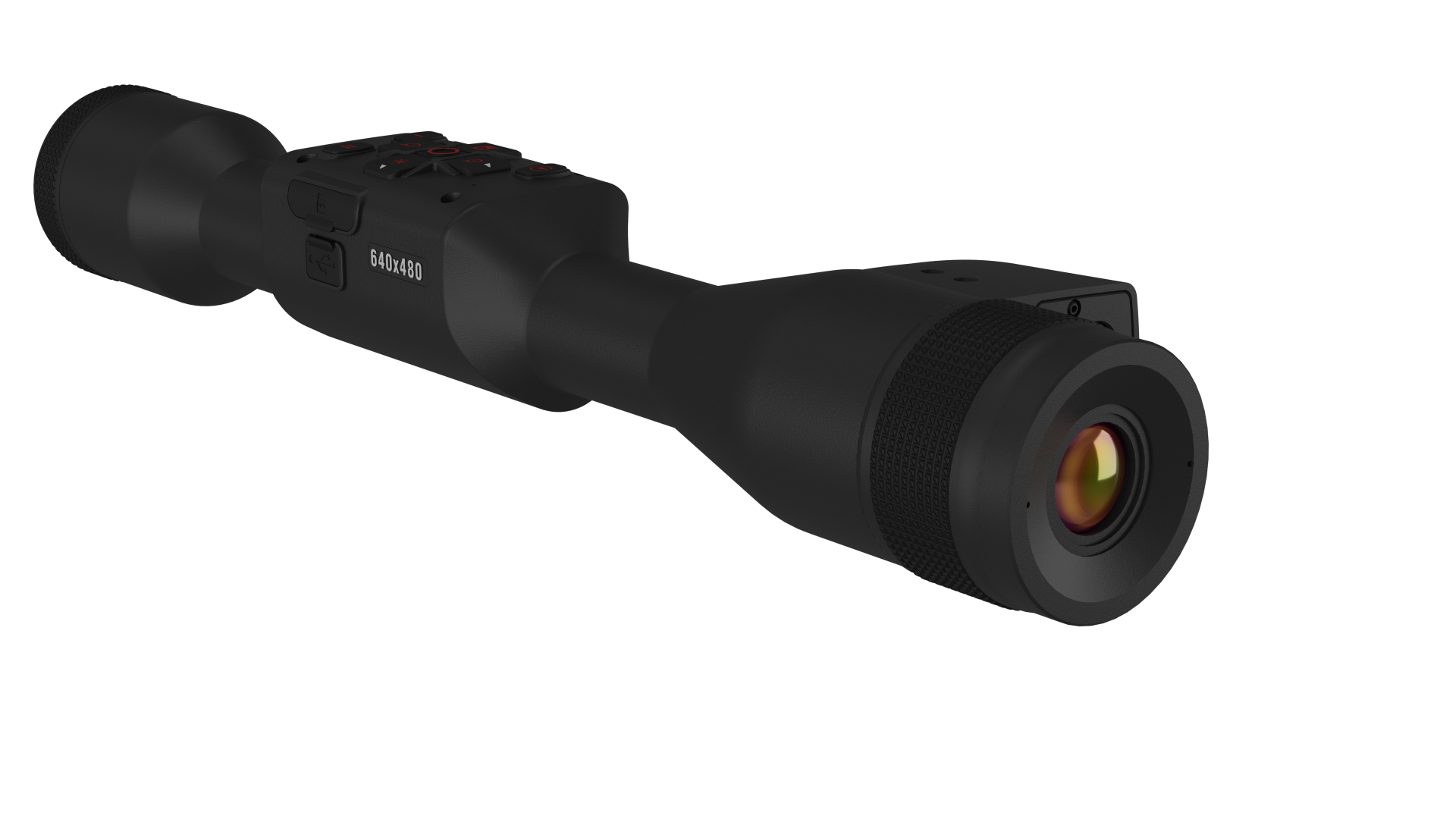 ATN Thor 5 LRF 2-16x, 640x480 12 micron, Smart HD Thermal Rifle Scope w ...