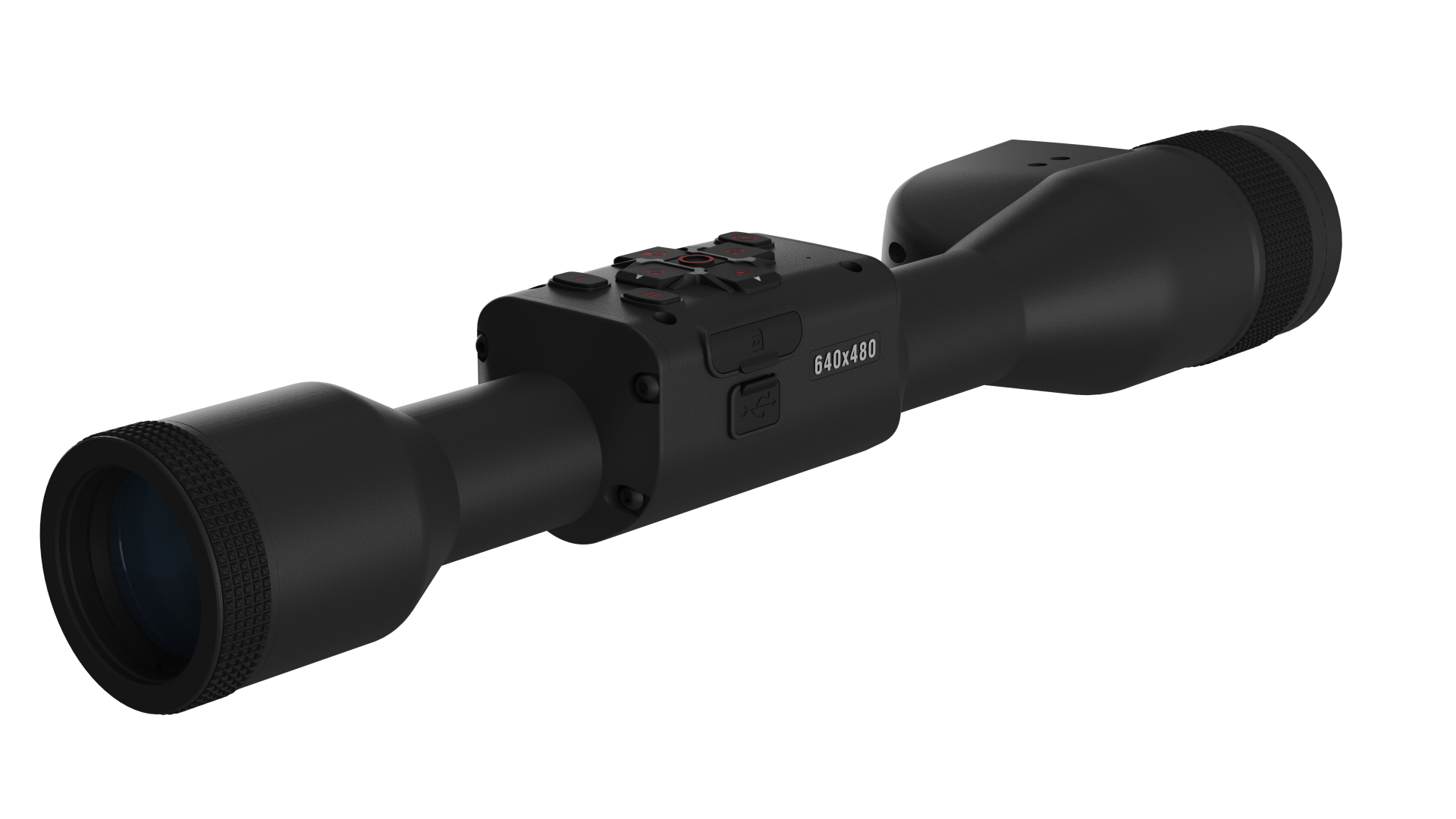 ATN Thor 5 LRF 2-16x, 640x480 12 micron, Smart HD Thermal Rifle Scope w ...