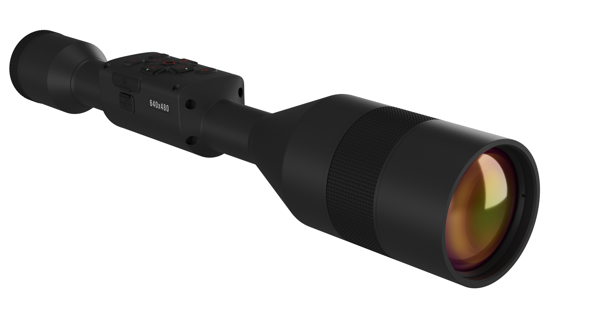 ATN Thor 5 5-40x, 640x480 12 micron, Smart HD Thermal Rifle Scope w ...