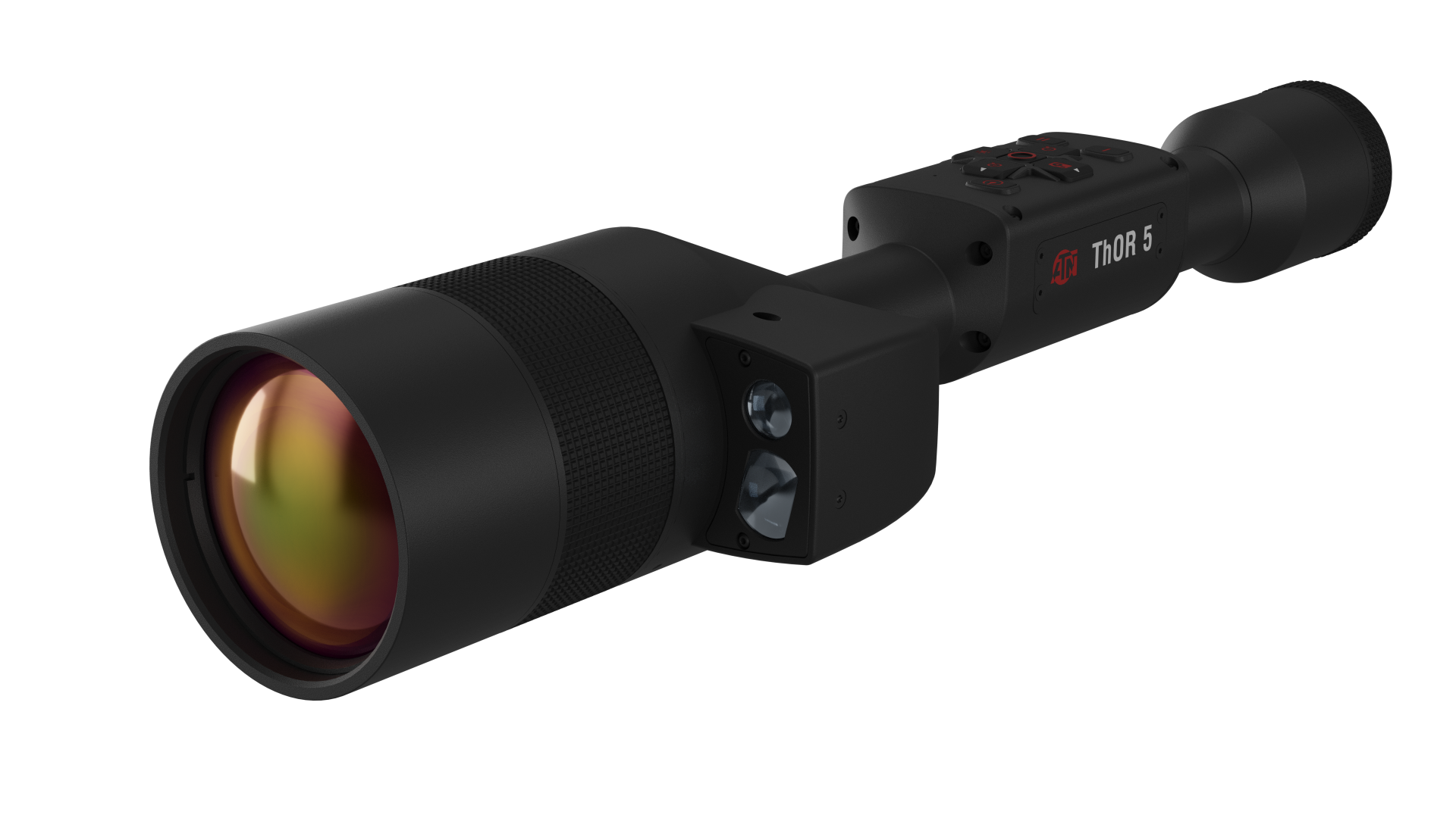 ATN Thor 5 LRF 5-40x, 640x480 12 micron, Smart HD Thermal Rifle Scope w ...