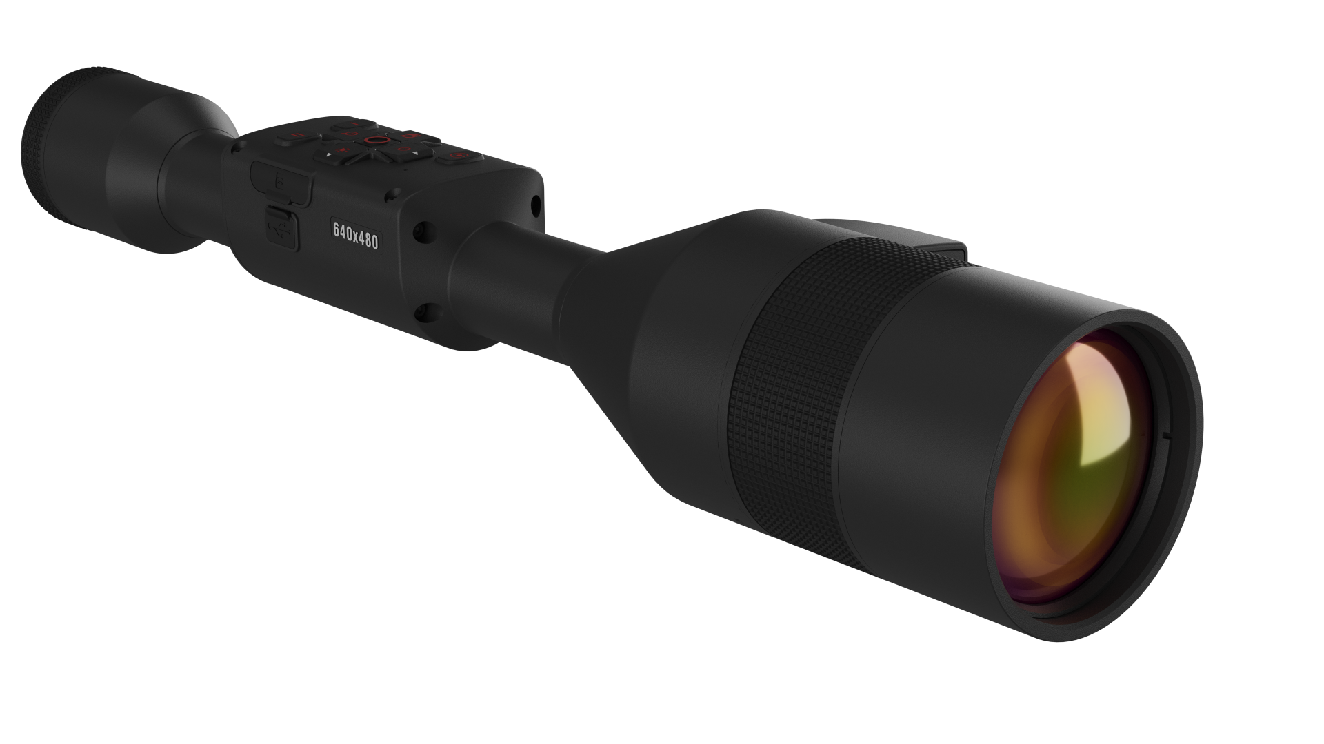 ATN Thor 5 LRF 5-40x, 640x480 12 micron, Smart HD Thermal Rifle Scope w ...