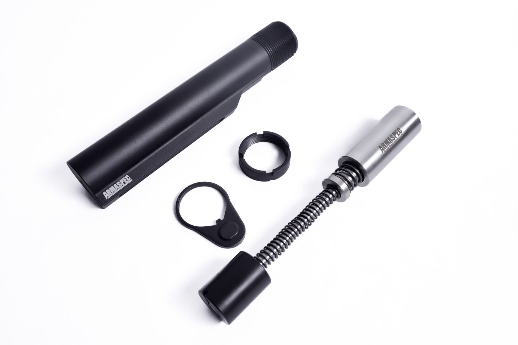 Armaspec SRS™ Buffer Kit - AR9 GEN4 - 9, Buffer Tube, End Plate, Castle Nut
